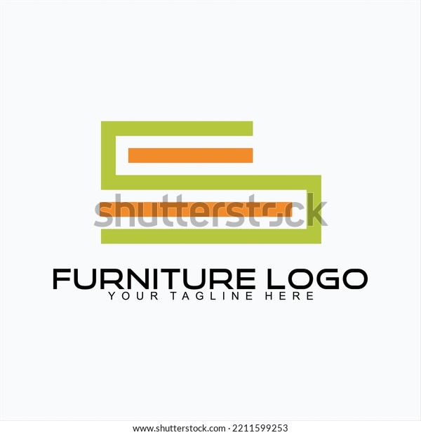 Furniture Logos Vector Geometric Letter S Stock Vector (Royalty Free ...
