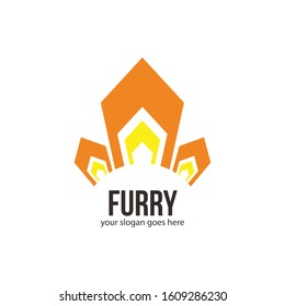 Furry Logo Simple Clean Stock Vector (Royalty Free) 1609286230 ...