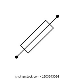 Fuse Symbol On White Background Stock Vector (Royalty Free) 1803343084 ...