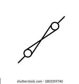 Fuse Symbol On White Background Stock Vector (Royalty Free) 1803359740 ...