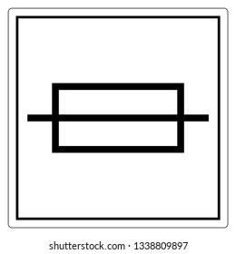 Fuse Symbol Sign Vector Illustration Isolate Stock Vector (Royalty Free ...