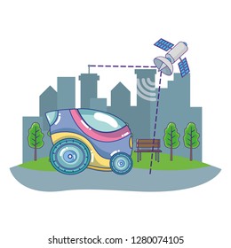 Vektor Stok Future Concept Cartoon (Tanpa Royalti) 1280073268 ...