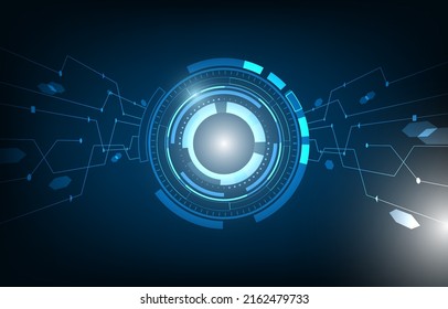 Futuristic Abstract Technology Background Innovation Concepts Stock ...