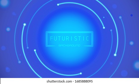 Futuristic Background 4k Size Template Stock Vector (Royalty Free ...