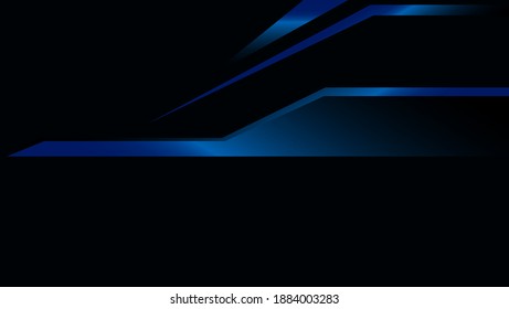 Futuristic Gaming Background Blue Light Design Stock Vector (Royalty ...