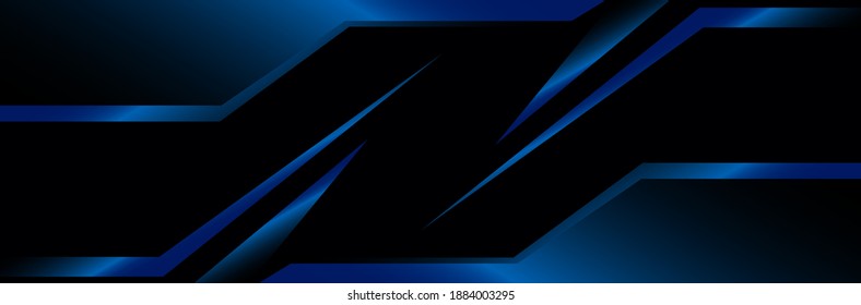 Futuristic Gaming Background Blue Light Design Stock Vector (Royalty ...
