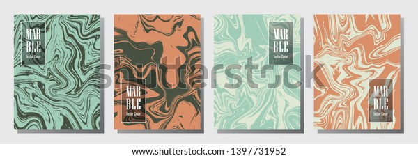 Futuristic Journal Layouts Set Backdrop Binder Stock Vector (Royalty ...
