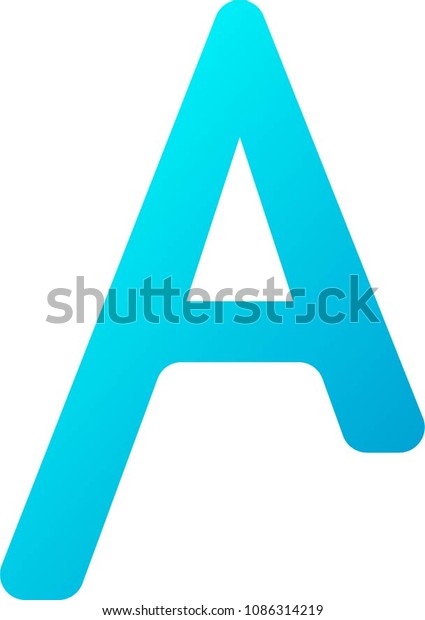 Futuristic Light Blue Letter Logo Stock Vector (Royalty Free ...