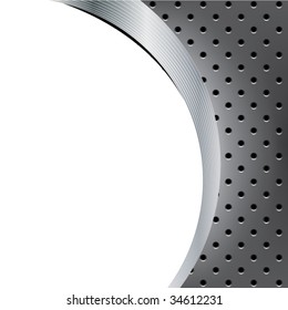 Futuristic Metal Background Template Series Stock Vector (Royalty Free ...