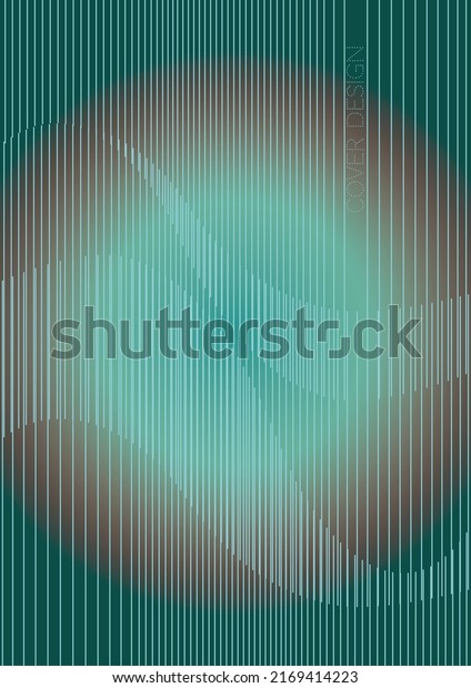Futuristic Minimal Geometric Vector Poster Design Stock Vector (Royalty ...