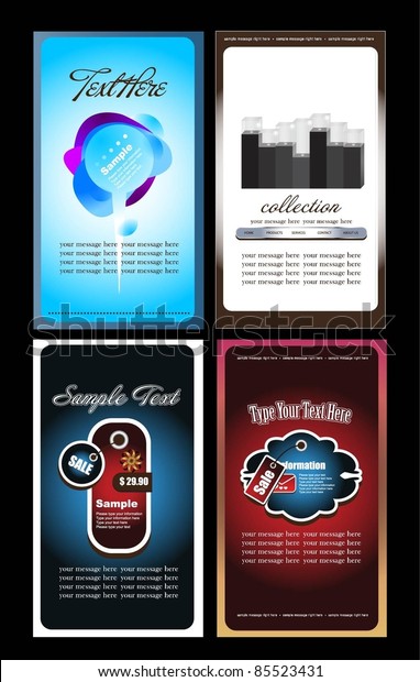 futuristic name card collection