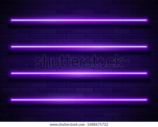 Futuristic Sci Fi Modern Neon Violet Stock Vector (Royalty Free ...