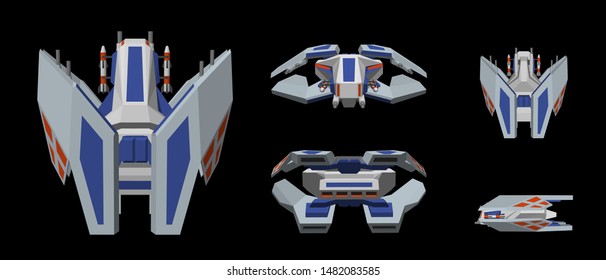 1,494 Spaceship top view Images, Stock Photos & Vectors | Shutterstock