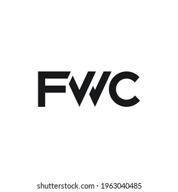 Fwc Initials Logo Design Inspiration Stock Vector (Royalty Free ...