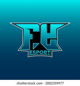 Fy Logo Esport Gaming Initial Blue Stock Vector (Royalty Free ...