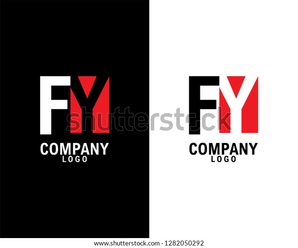 Fyyf Initial Abstract Company Logo Design Stock Vector (Royalty Free ...