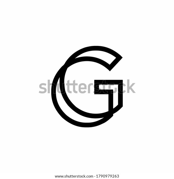 G Abjad Symbol Letter Handwriting Initial Stock Vector (Royalty Free ...