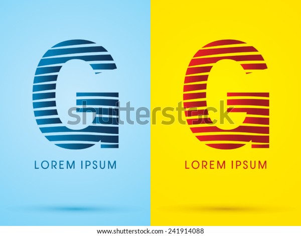 G Alphabet Font Wave Abstract Logo Stock Vector (Royalty Free ...