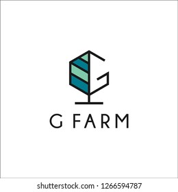 G Farm Logo Designs Stock Vector (Royalty Free) 1266594787 | Shutterstock