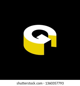 G Font Logo Modern Design Vector Stock Vector (Royalty Free) 1360357793 ...