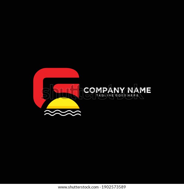 G Intial Logo Clean Design Concept Stock Vector (Royalty Free ...