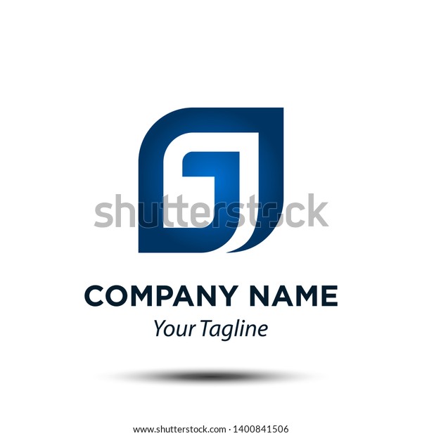 G J Initial Letter Icon Vector Stock Vector (Royalty Free) 1400841506 ...