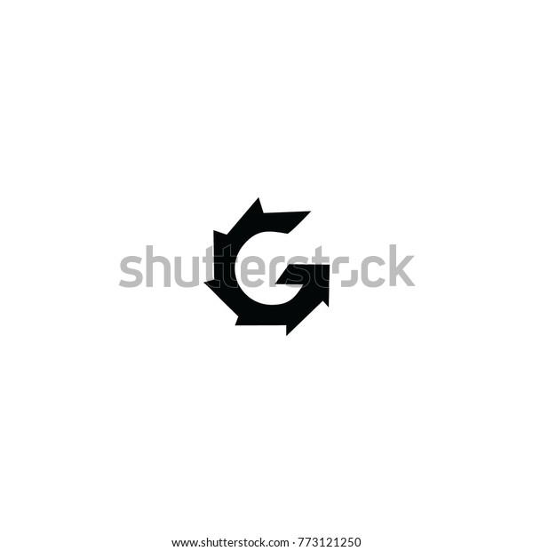 G Letter Arrow Logo Stock Vector (Royalty Free) 773121250 | Shutterstock