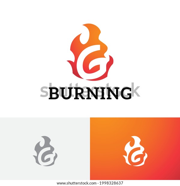 G Letter Burning Hot Flame Fire Stock Vector (Royalty Free) 1998328637 ...