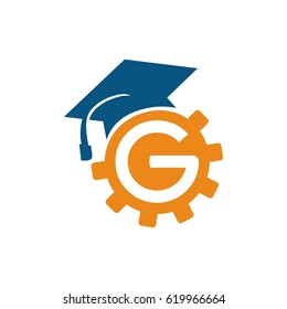 G Letter Graduation Logo: เวกเตอร์สต็อก (ปลอดค่าลิขสิทธิ์) 625519079 ...