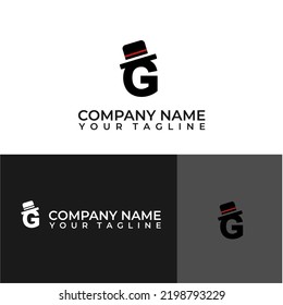 G Letter Hat Logo Vector Stock Vector (Royalty Free) 2198793229 ...