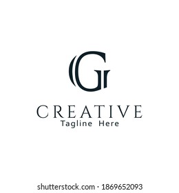 G Letter Initial Icon Logo Design Stock Vector (Royalty Free ...