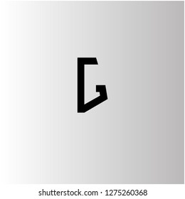 G Letter Logo Design Creative Font Stock Vector (Royalty Free ...