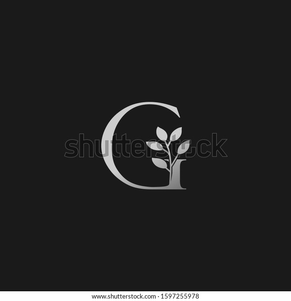 G Letter Logo Silver Classy Vintage Stock Vector (Royalty Free ...