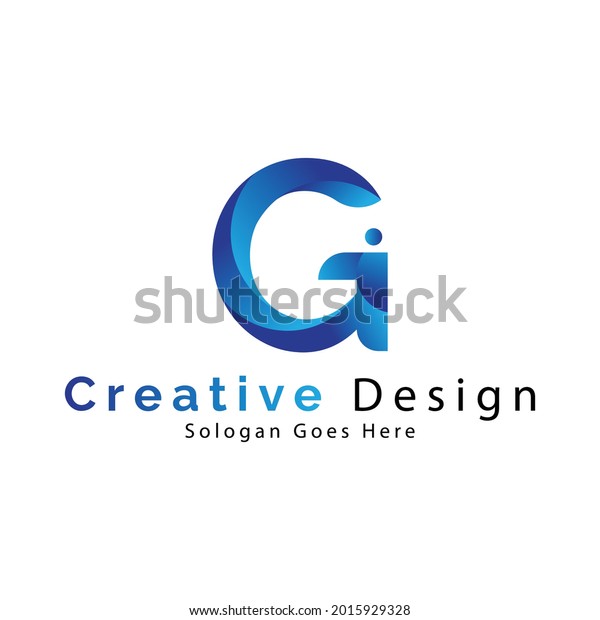 G Letter Modern Logo Design Vector Stock Vector (Royalty Free ...