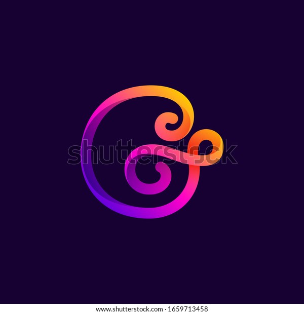 G Letter Neon Light Logo Vector Stock Vector (Royalty Free) 1659713458 ...