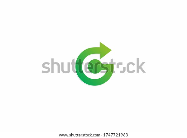 G Letter Round Circle Vector Logo Stock Vector (Royalty Free ...