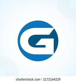 G Letter Round Modern Creative Premium Stock Vector (Royalty Free ...