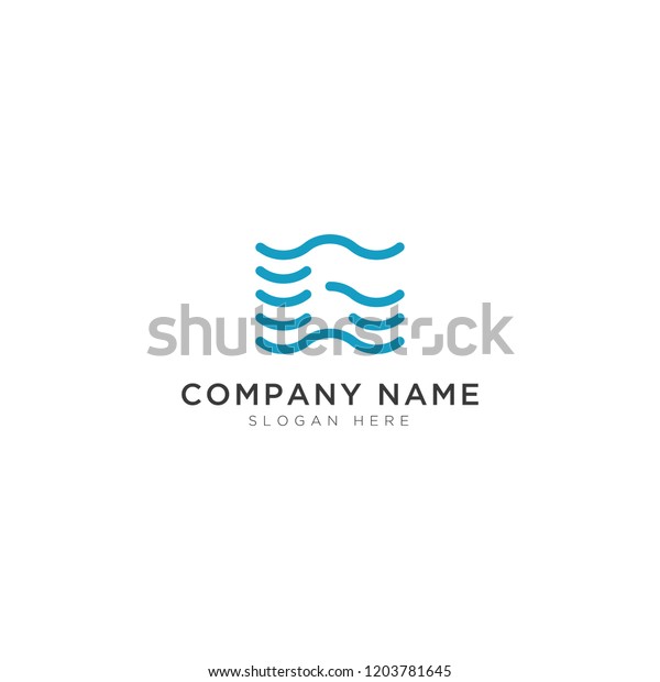 G Letter Wave Logo Template Design Stock Vector (Royalty Free ...
