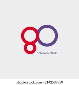 G O Logo Design Letters G Stock Vector (Royalty Free) 2142587859 ...