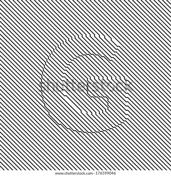 G Optical Illusion Letter Stock Vector (Royalty Free) 176599046 ...