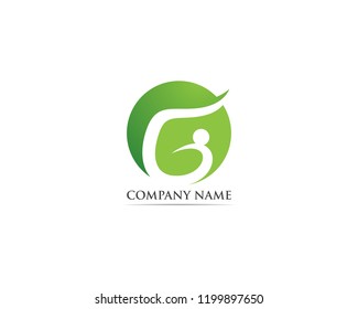 G People Logo Vector Template Stock Vector (Royalty Free) 1199897650 ...