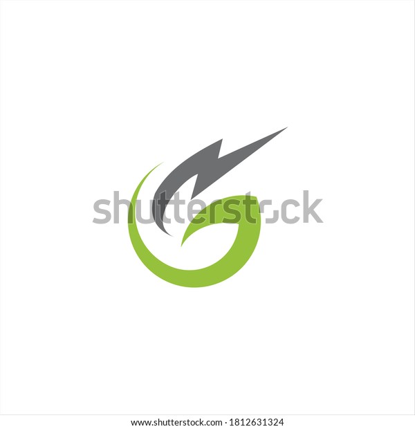 G Power Energy Unique Modern Flat Stock Vector (Royalty Free ...