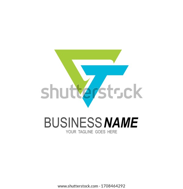 G and T logo with shield design icons, G logo template