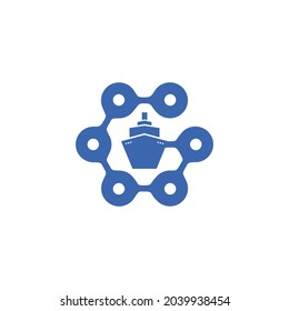 G Tech Letter Ship Middle Design Stock Vector (Royalty Free) 2039938454 ...