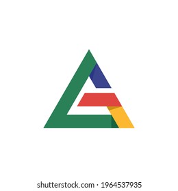 G Triangle Icon Logo Design Stock Vector (Royalty Free) 1964537935 ...