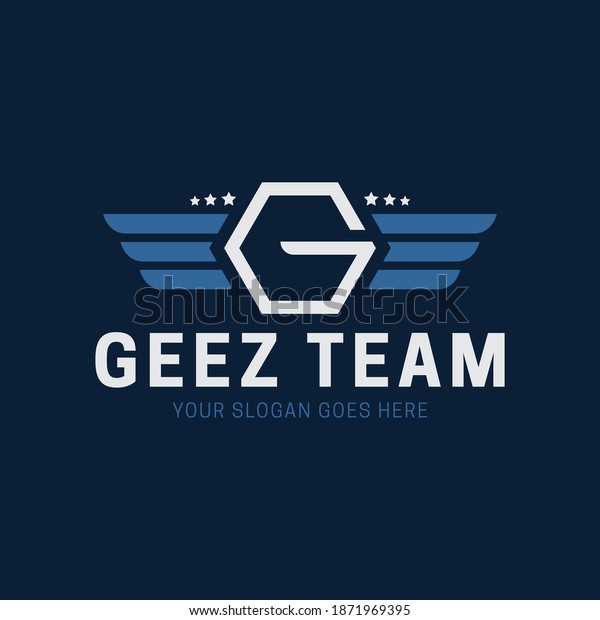 G Vector Logo Clubs Teams Stock Vector (Royalty Free) 1871969395