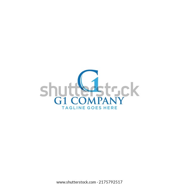 G1 Initial Logo Sign Design Stock Vector (Royalty Free) 2175792517 ...