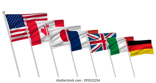 190 G7 flag Stock Vectors, Images & Vector Art | Shutterstock