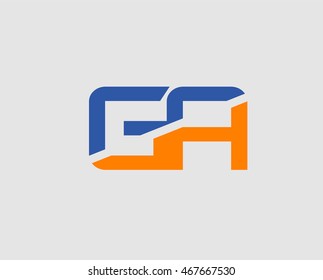 Ga Initial Company Group Logo Stock Vector (Royalty Free) 467667530 ...