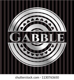 Gabble Silver Shiny Emblem Stock Vector (Royalty Free) 1130763650 ...